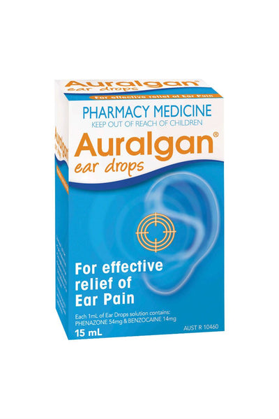 AURALGAN Ear Pain Relief Drops 15ml – Ezy Pharmacy