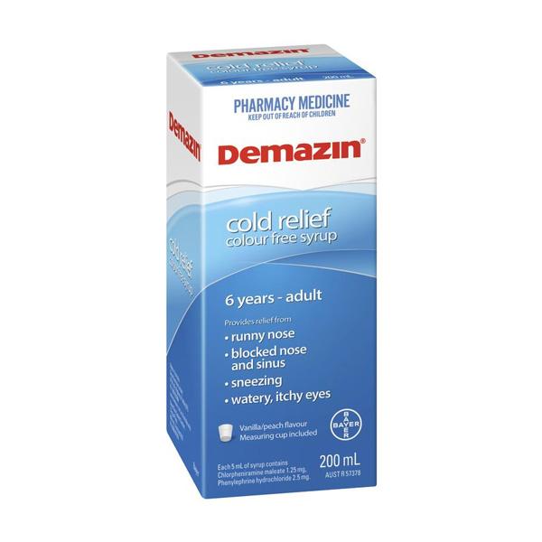 DEMAZIN Clear Syrup 200ml – Ezy Pharmacy