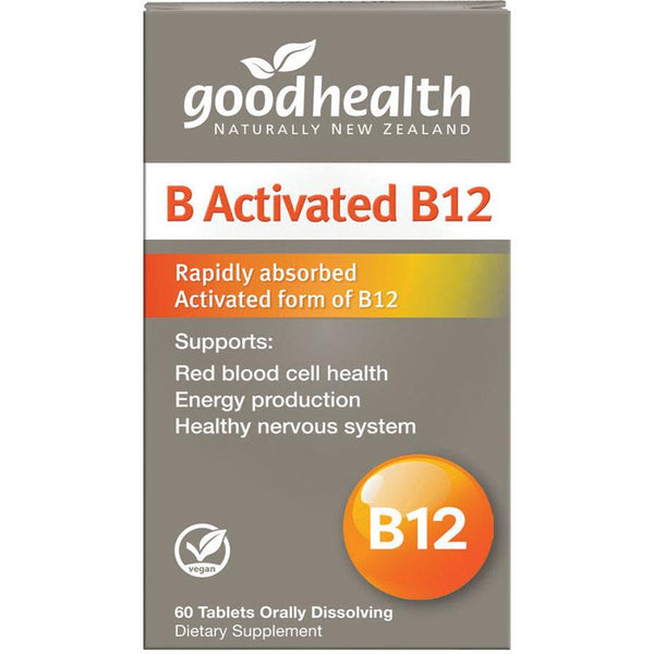 Good Health B Activated B12 60 Capsules – Ezy Pharmacy