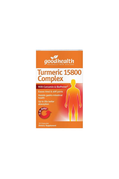 Good Health Turmeric 15800 Complex 30caps – Ezy Pharmacy